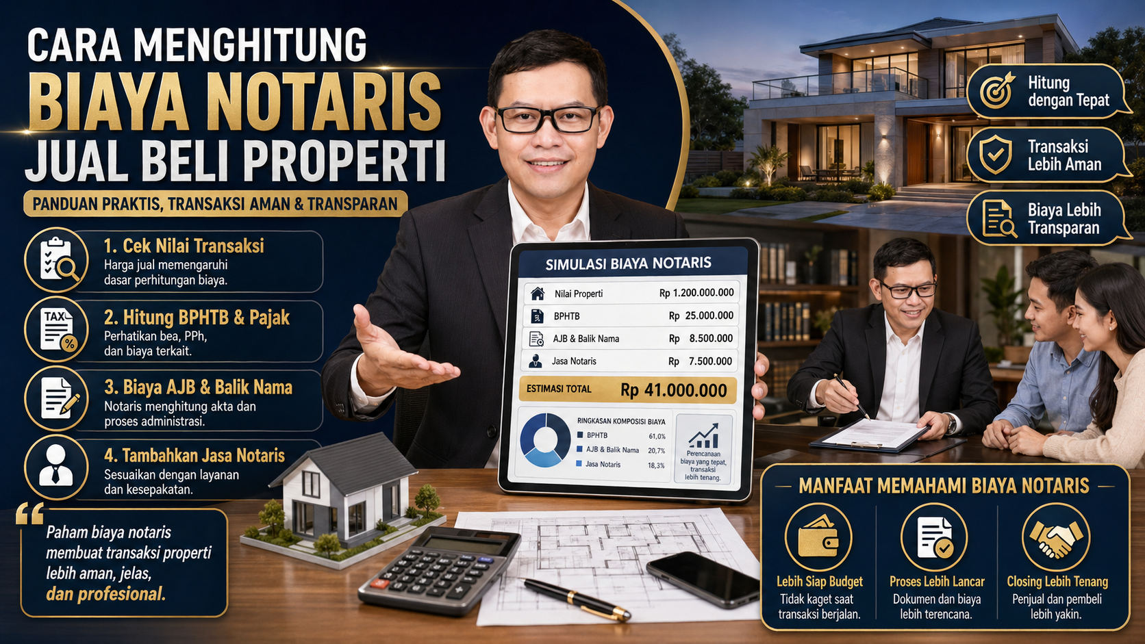 Cara Menghitung Biaya Notaris Jual Beli Properti - Propertynesia.id